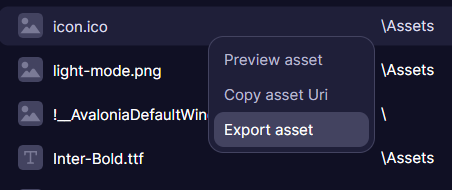 Application Assets Tool | Avalonia Docs